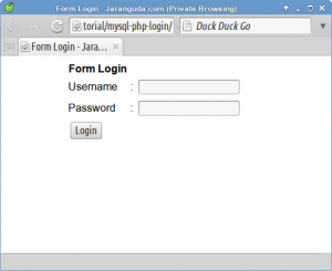 Membuat Script Login Sederhana dengan PHP dan MySQLi « Jaranguda