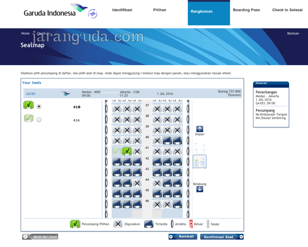 Cara Web Checkin Garuda Indonesia « Jaranguda