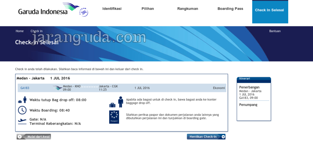 Cara Web Checkin Garuda Indonesia « Jaranguda