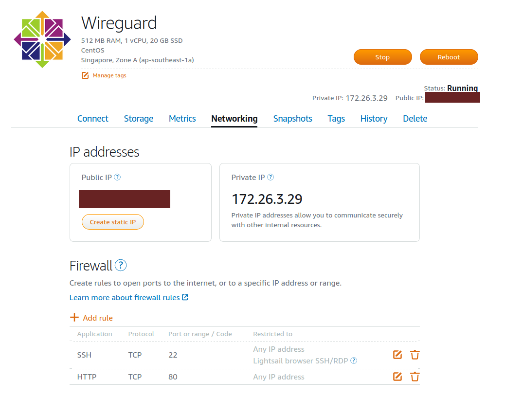 Cara Install Wireguard di CentOS 7 AWS Lightsail « Jaranguda