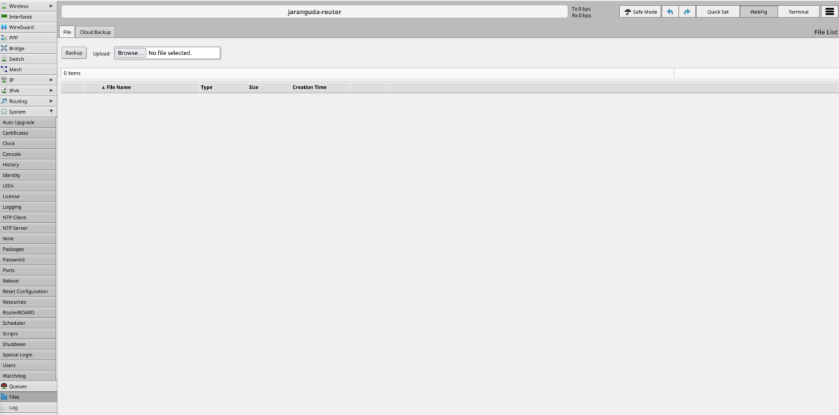 Upgrade Mikrotik hAP Lite RB941-2nD Ke 7.14.2 « Jaranguda